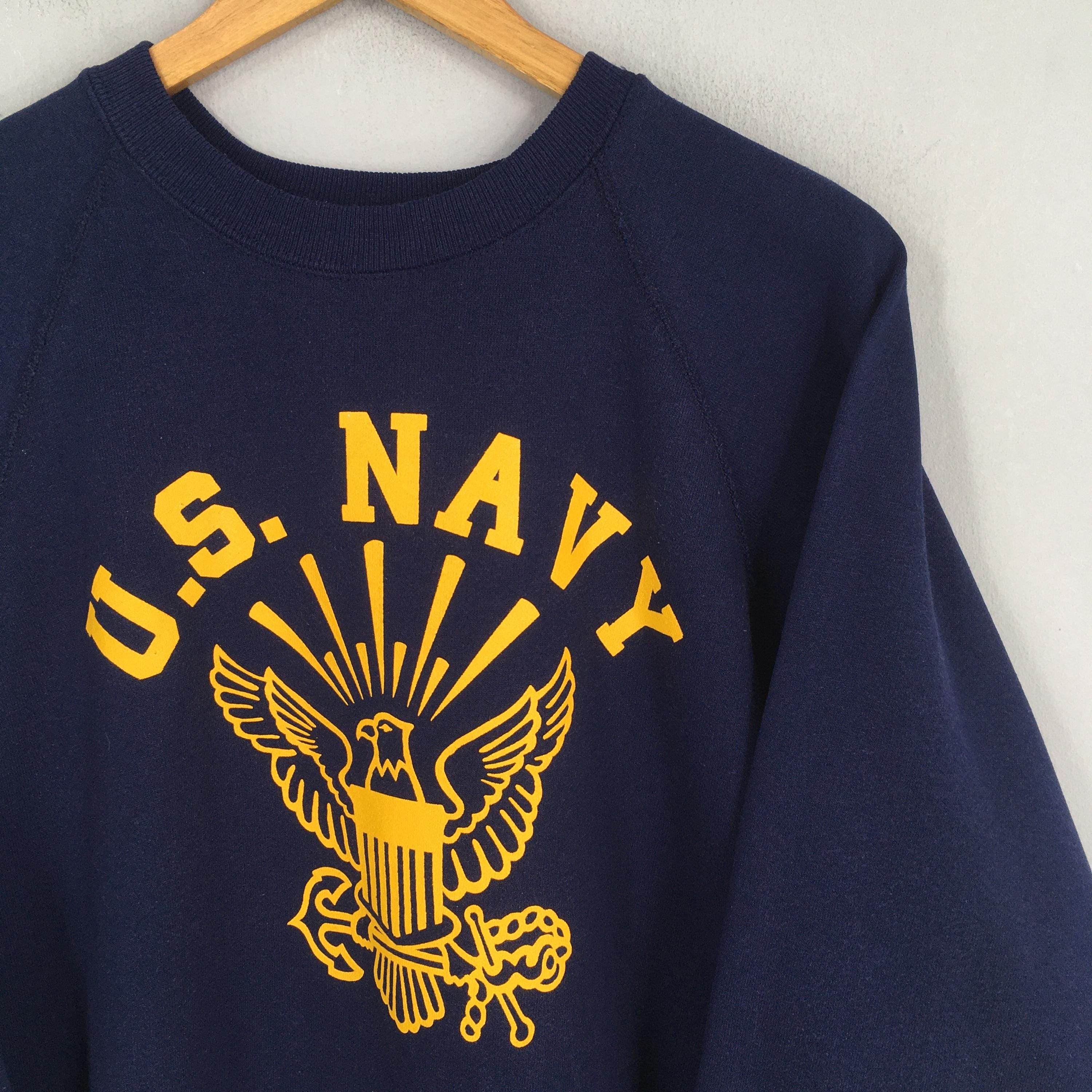 Vintage United States Navy Blue Sweatshirt Xlarge Usn Navy Vintage United States Navy Blue Sweatshirt Xlarge Usn Navy
