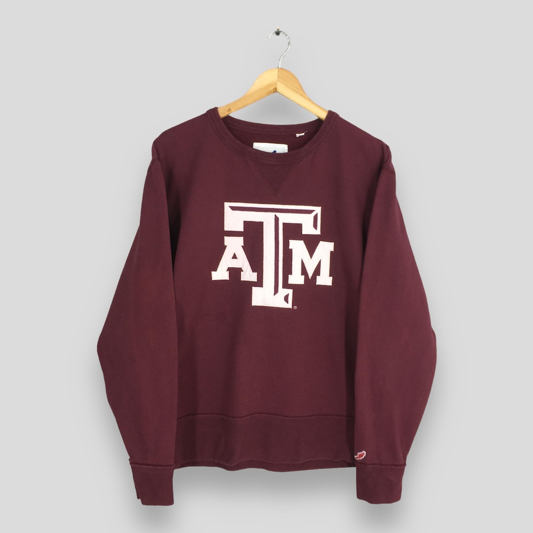 Vintage Texas A&M University Sweatshirt Medium Texas A and M Spell Out ...