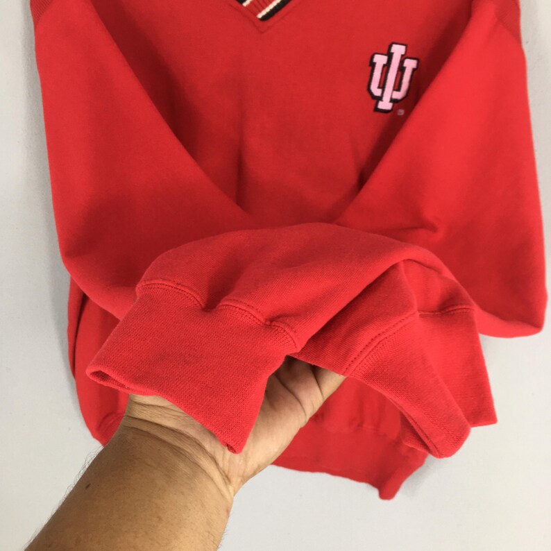 Vintage 90s IU Indiana University Sweatshirt Large Indiana Hoosiers ...