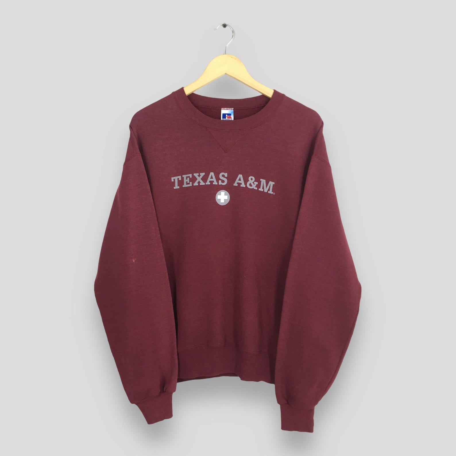 Vintage Texas A&M University Sweatshirt Medium Texas A and M Spell Out ...