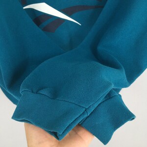 Vintage 90's Reebok England Green Crewneck Large Reebok Printed Classic ...