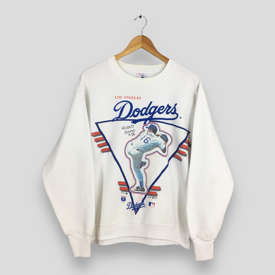 Vintage Los Angeles Dodgers Mlb Sweatshirt Medium Dodgers Hideo Nomo 16 ...