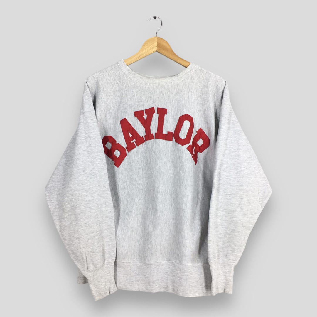 Vintage 80's Champion Reverse Weave Baylor University Sweatshirt Large ...