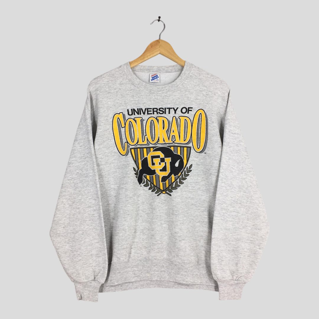 Vintage University of Colorado Gray Sweatshirt Xlarge Colorado ...