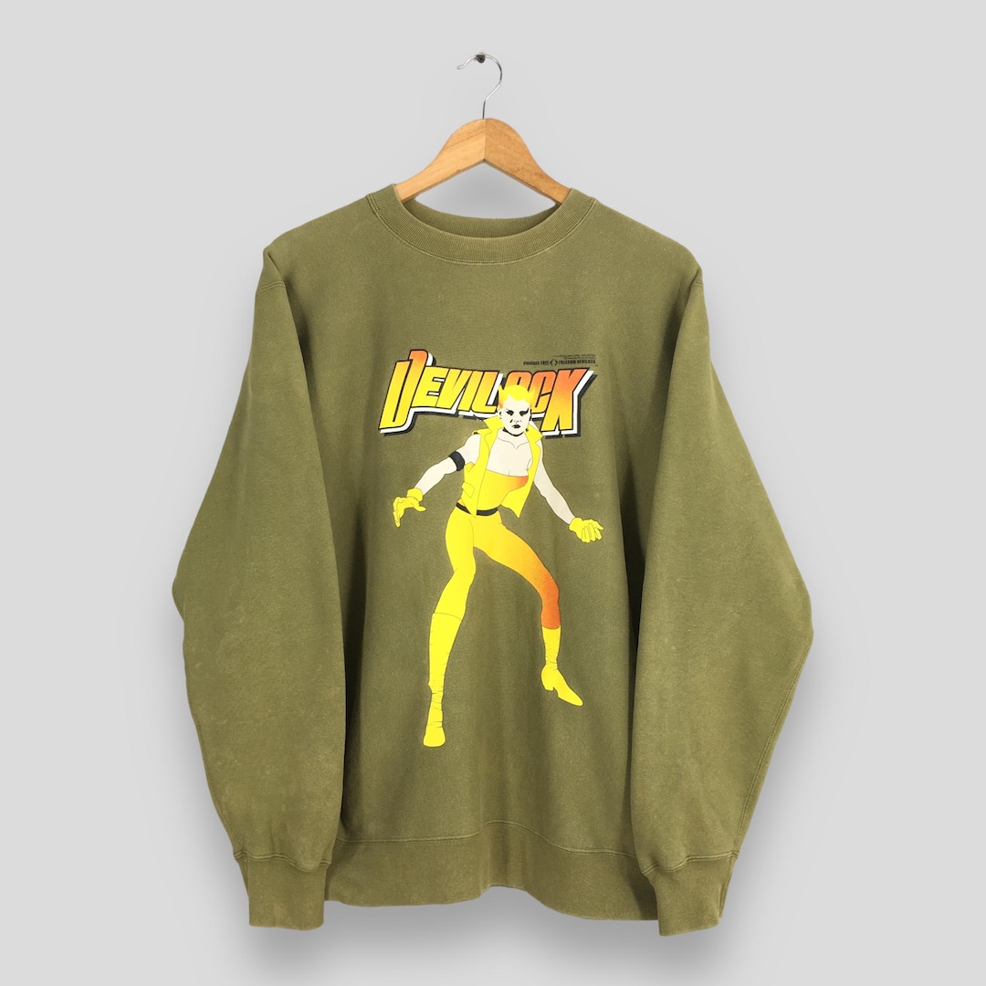 Vintage 90s Devilock Japan Sweatshirt Medium Devilock Japanese Streetwear Hysteric Glamour Punk ...