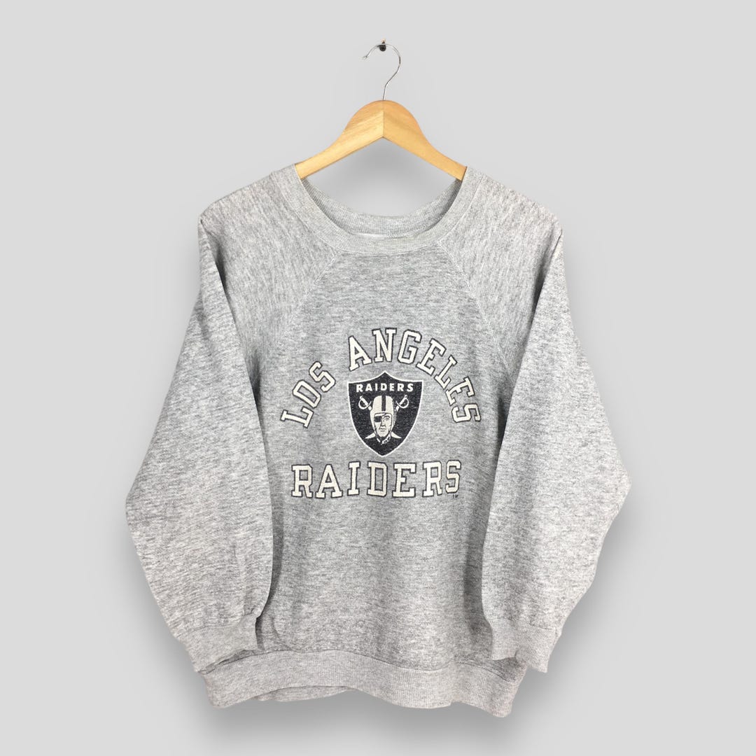 Vintage 80s Los Angeles Raiders Football Sweatshirt Large LA Raiders ...