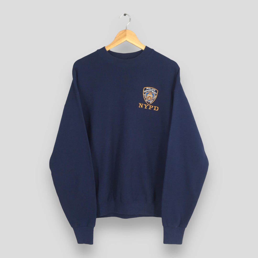 Vintage NYPD New York City Police Blue Sweatshirt Large NYPD Police ...