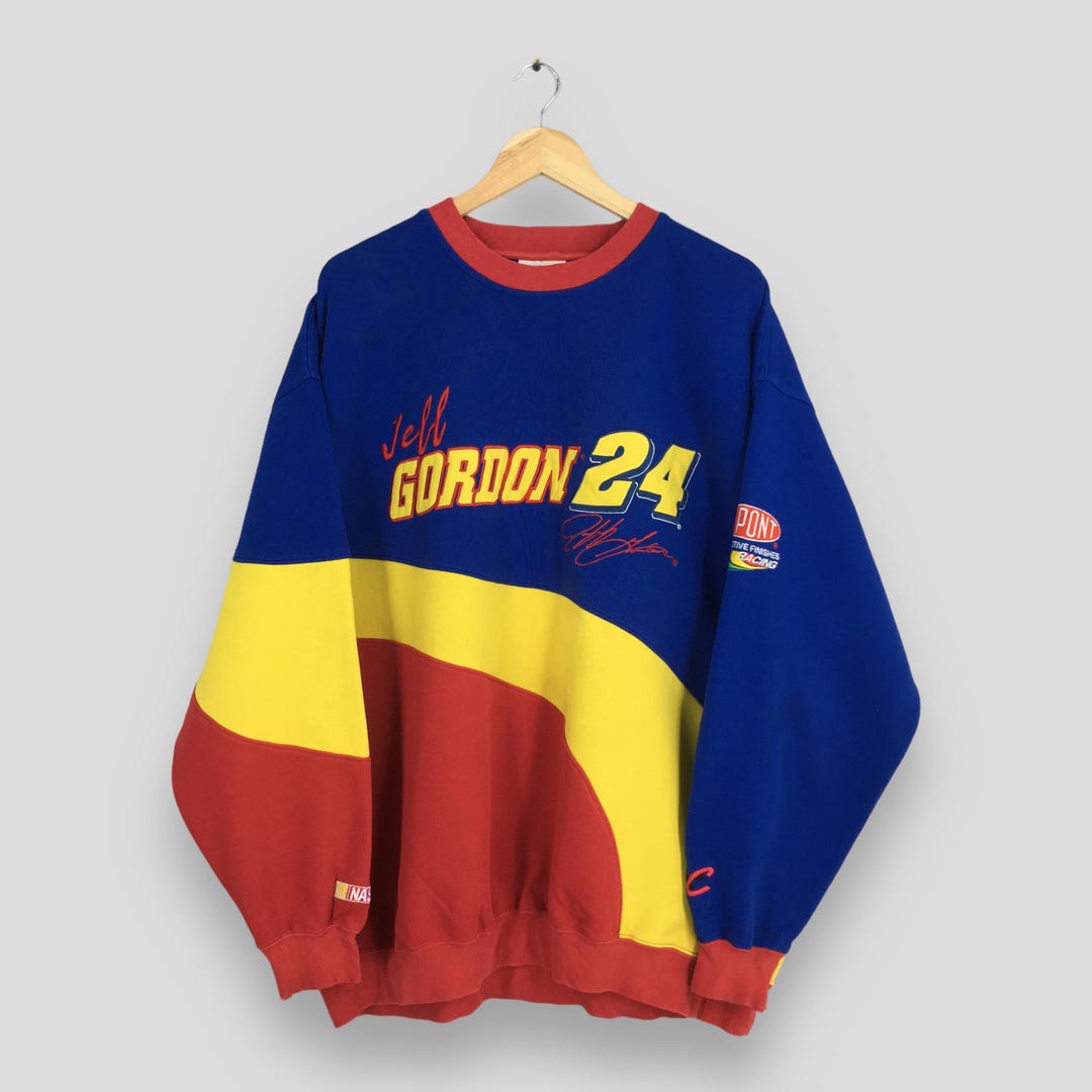 Vintage 90s NHRA Nascar Jeff Gordon 24 Sweatshirt Xxlarge Nascar Racing ...