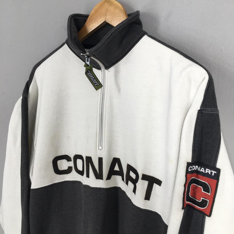 Vintage 90s Conart Hip Hop Sweatshirts Medium Conart Printed Spell Out ...