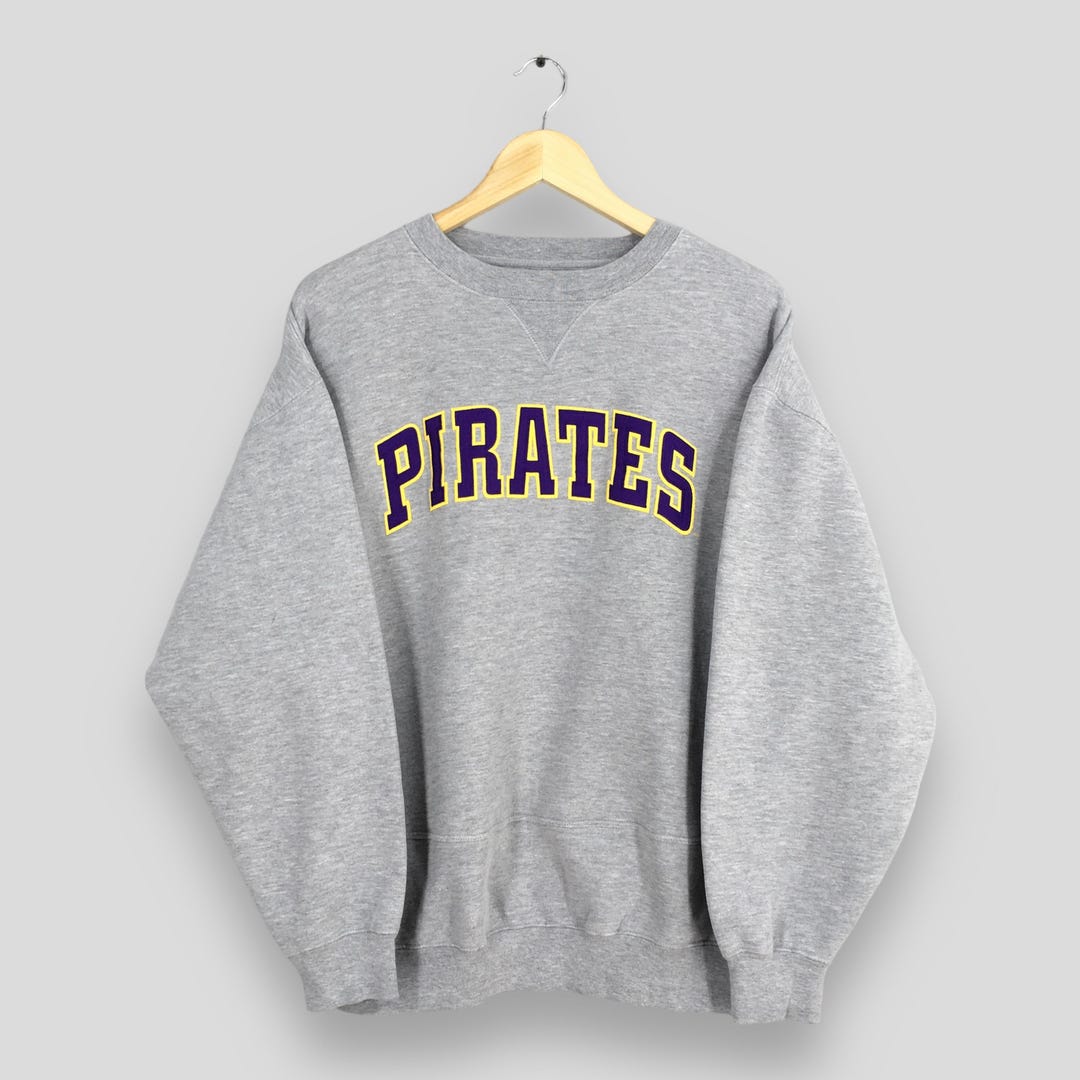 Vintage Pittsburgh Pirates MLB Gray Sweatshirt Large 90s Pittsburgh ...