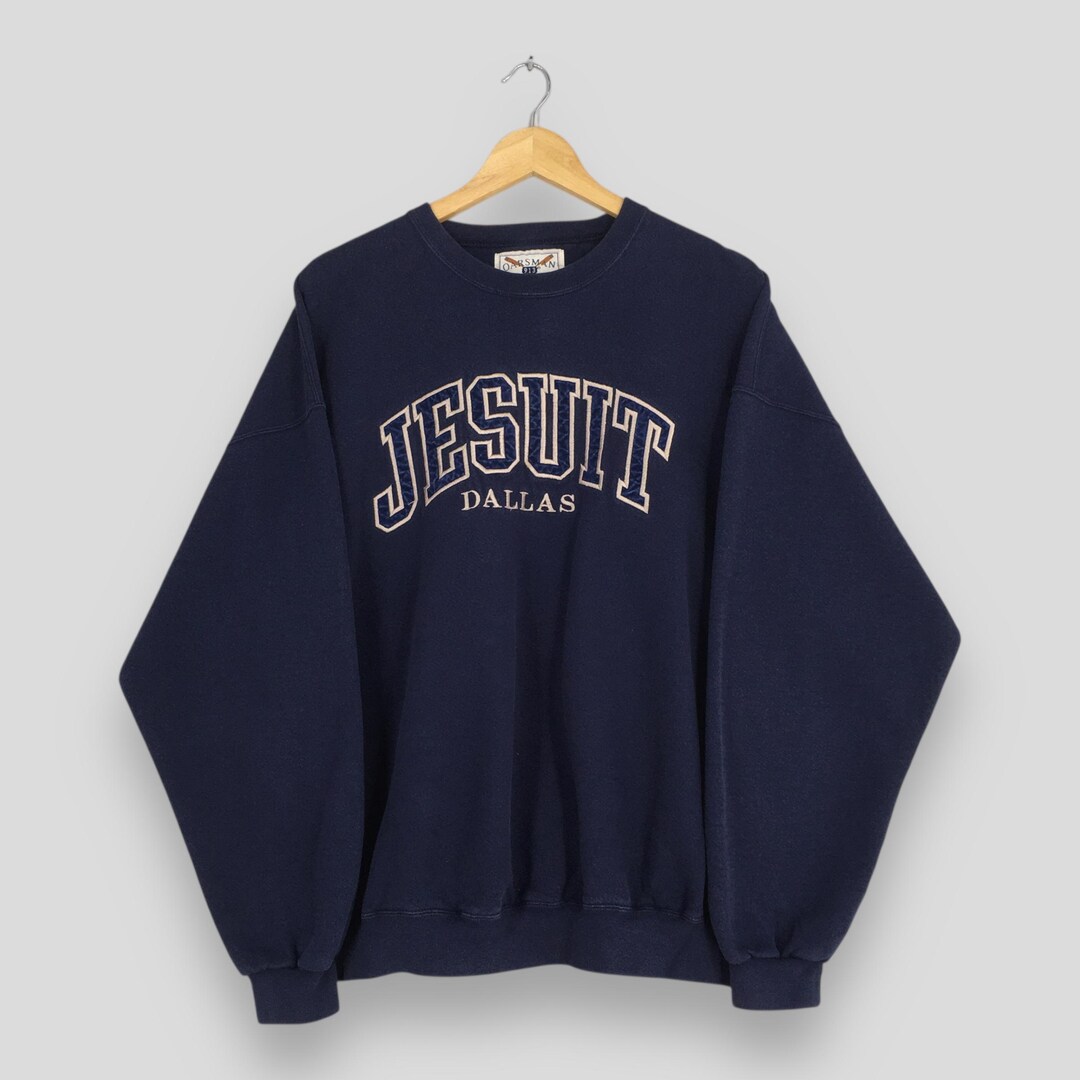 Vintage Texas Jesuit Dallas School Blue Sweatshirt Xxlarge Jesuit ...