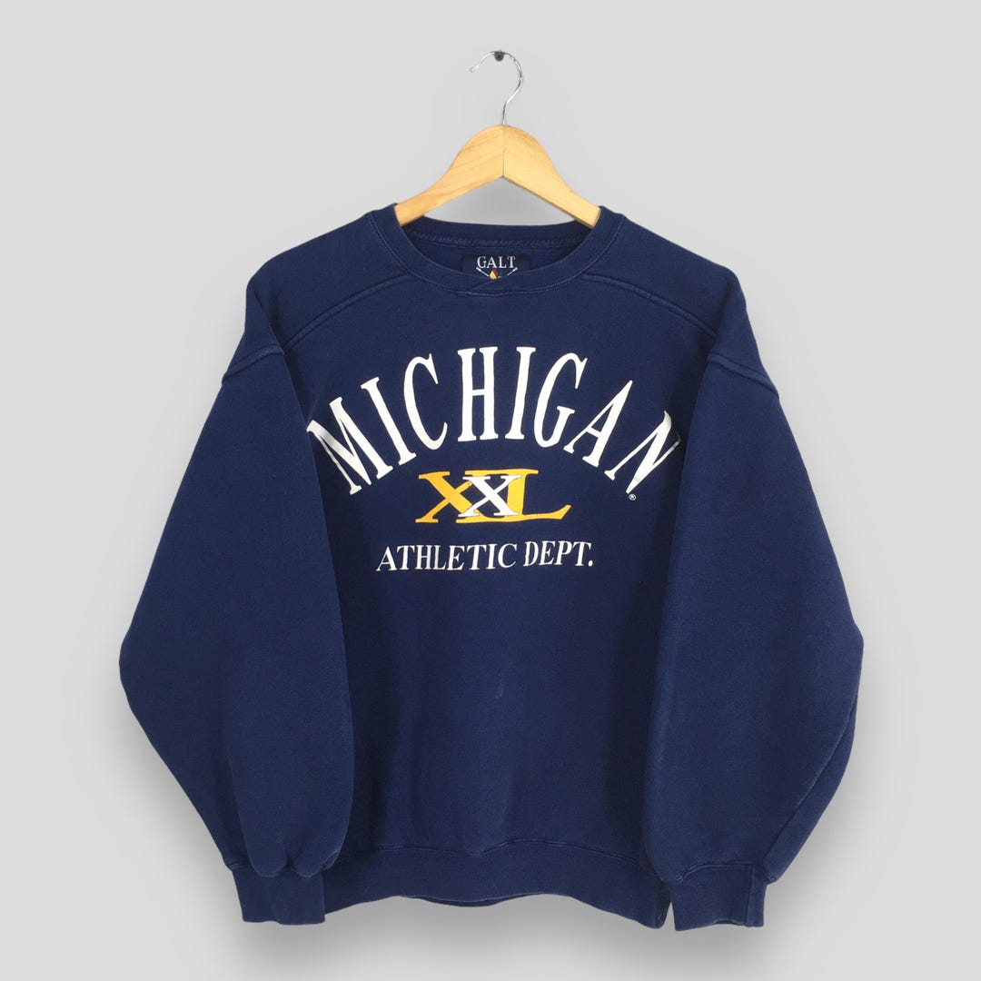 Vintage 90s Michigan Wolverines Sweatshirt Small University of Michigan ...