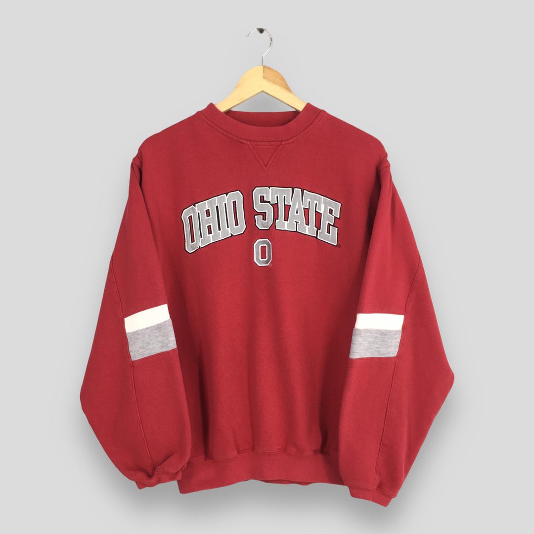 Vintage OSU Ohio State University Red Sweatshirt Medium Ohio State ...