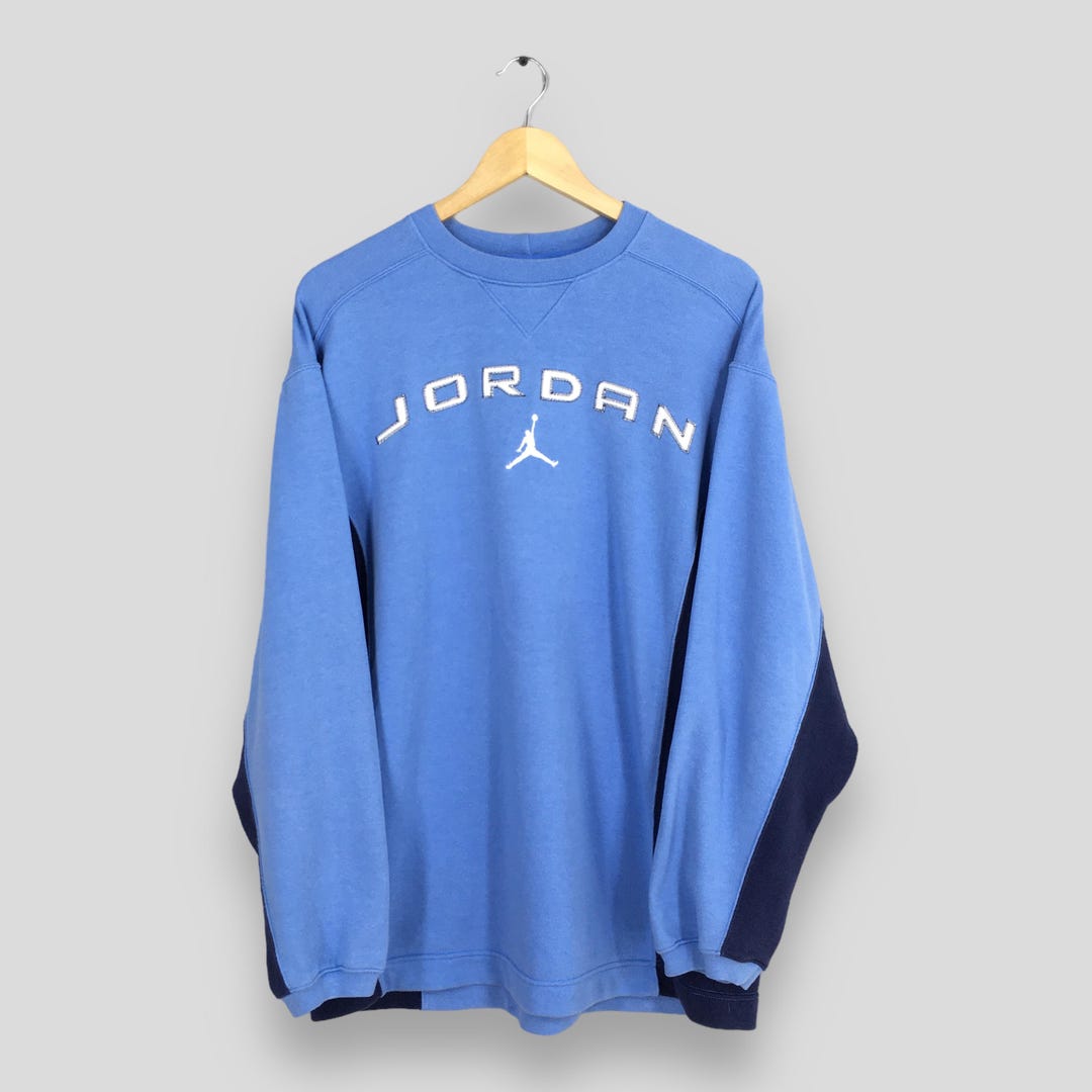Vintage Nike Air Jordan NBA Baseball Sweatshirt Medium Jumpman Jordan ...