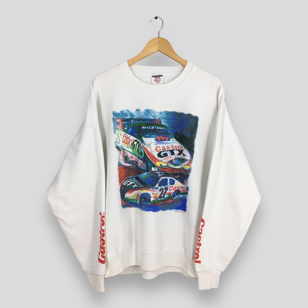 Vintage Ford Castrol GTX Racing Sport Car Sweatshirt Xxlarge 90's NHRA ...