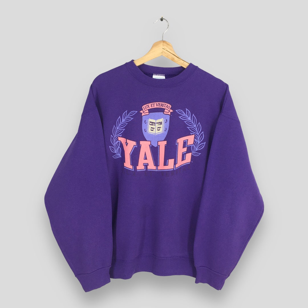 Vintage 90's University Yale Sweatshirt Xlarge Yale Bulldogs Ncaa ...