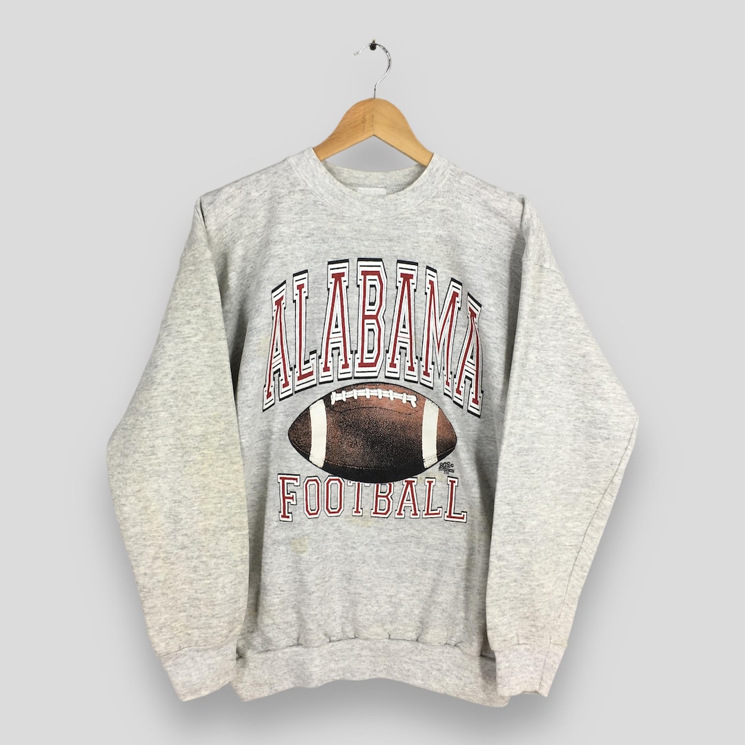 Vintage Alabama Crimson Tide Football Gray Sweatshirt Xlarge Alabama ...