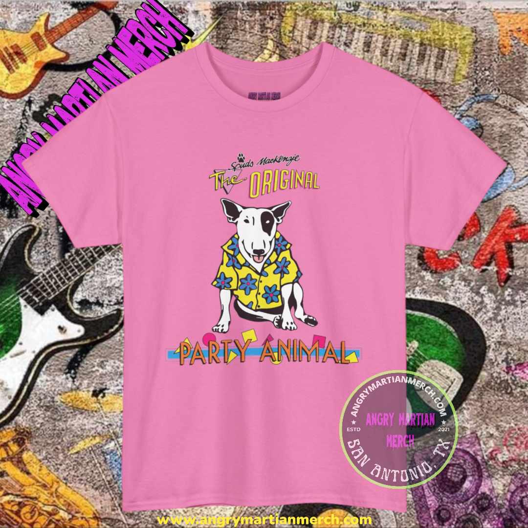 Spuds Mackenzie Party Animal 80's Retro Unisex Cotton T-shirt - Etsy