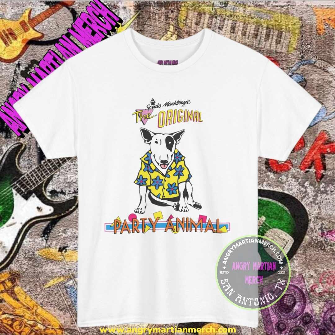 Spuds Mackenzie Party Animal 80's Retro Unisex Cotton T-shirt - Etsy