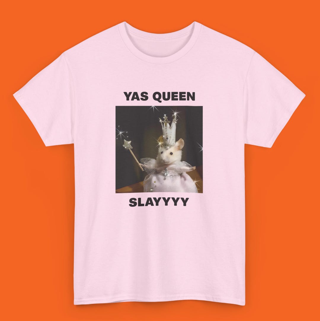 Yas Queen Slay Shirt, Mouse Fairy, Slay Shirt, Sarcastic Humor, Funny ...