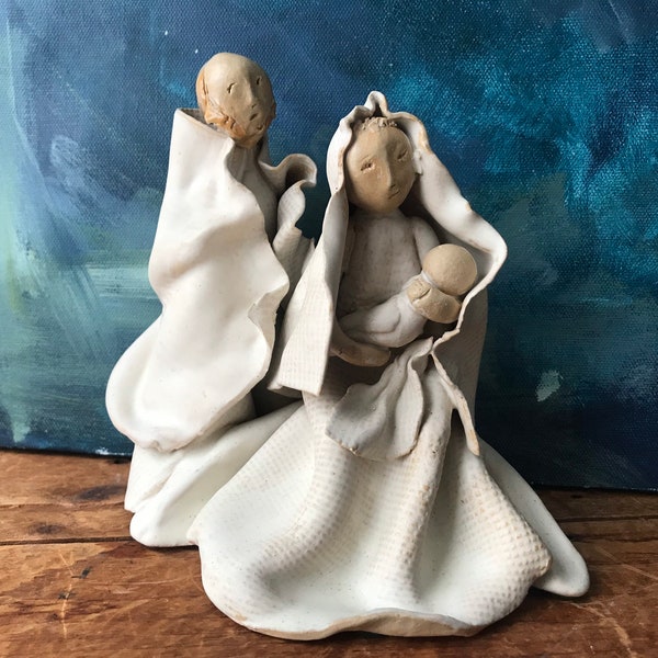 Pottery Nativity Set - Etsy