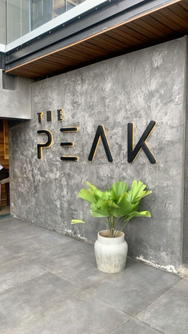 Storefront Sign, Custom Business Signs, Outdoor Shop Logo Sign ...