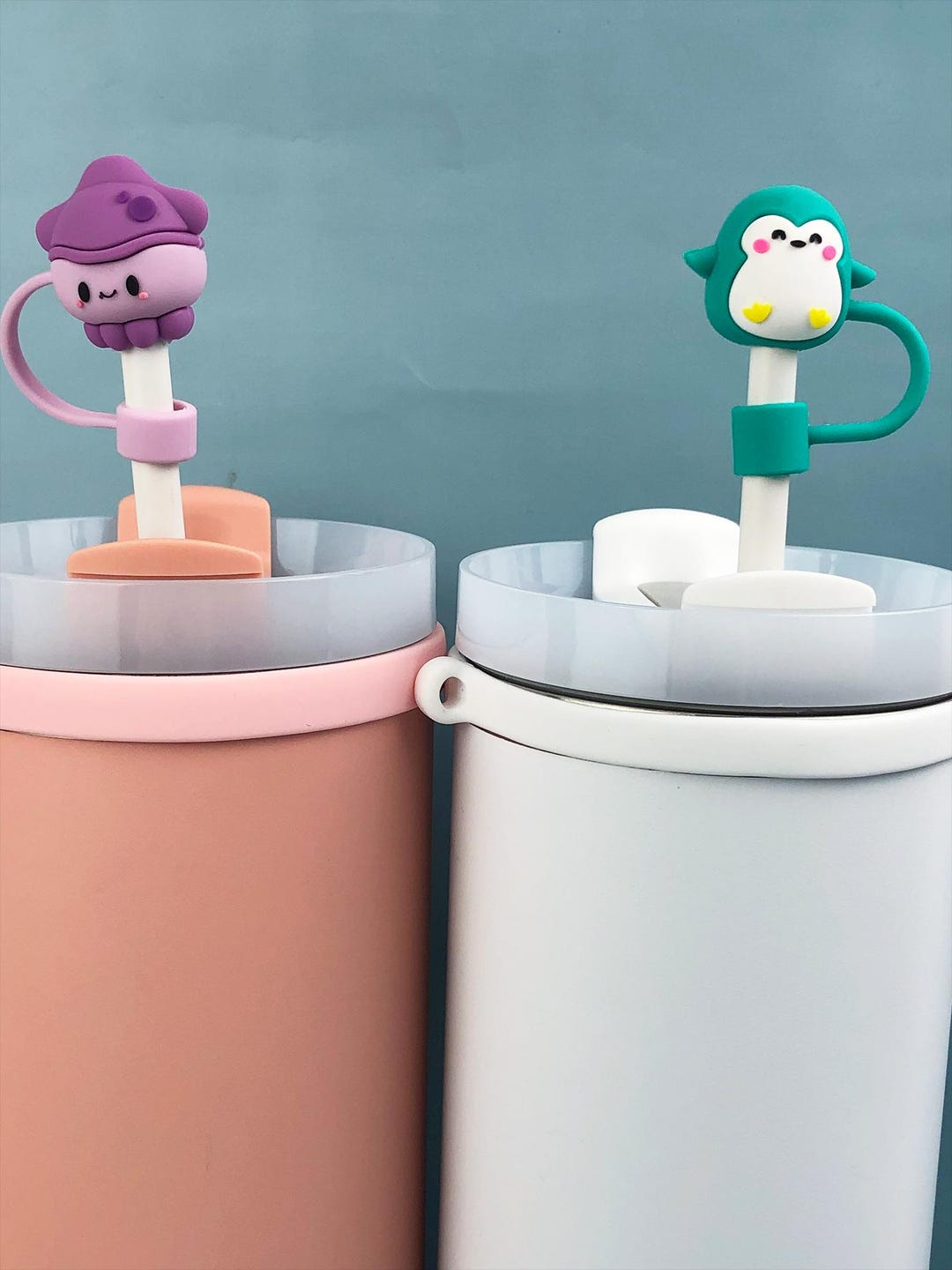 Animal Stanley Straw Topper Evil Pumpkin Tumbler Straw Topper Mug ...