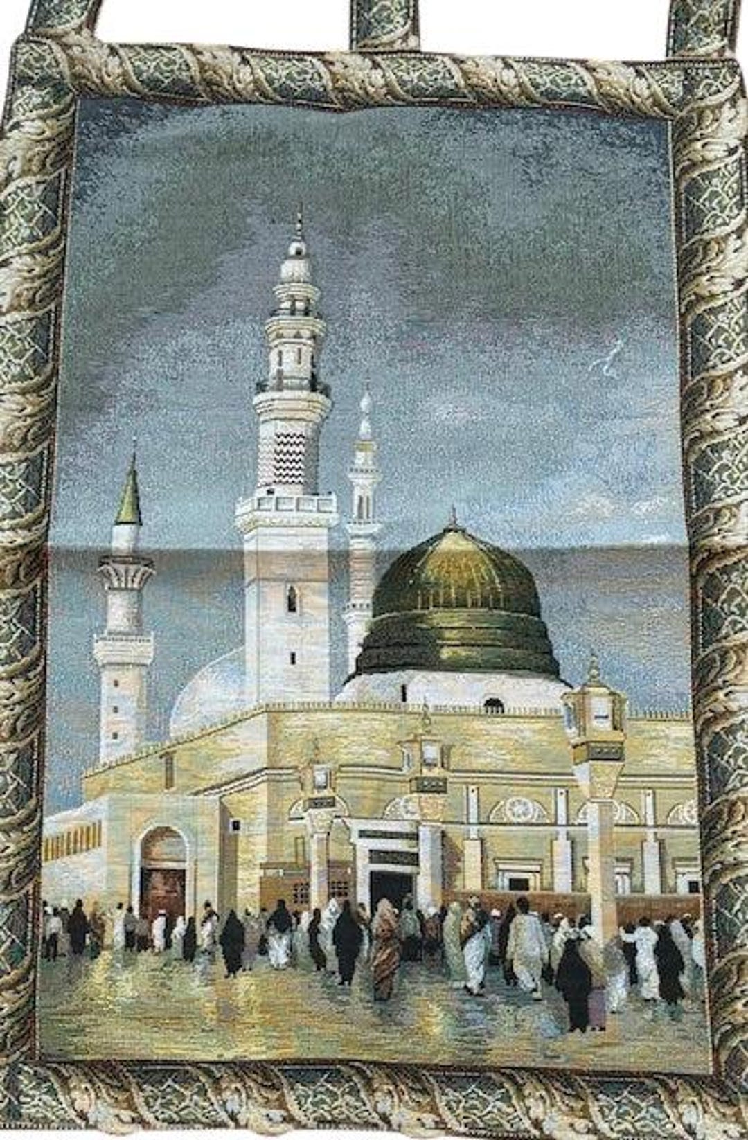 Masjid Nabawi Prophet Mosque Wall Tapestry Madinah Islam Wall Art - Etsy