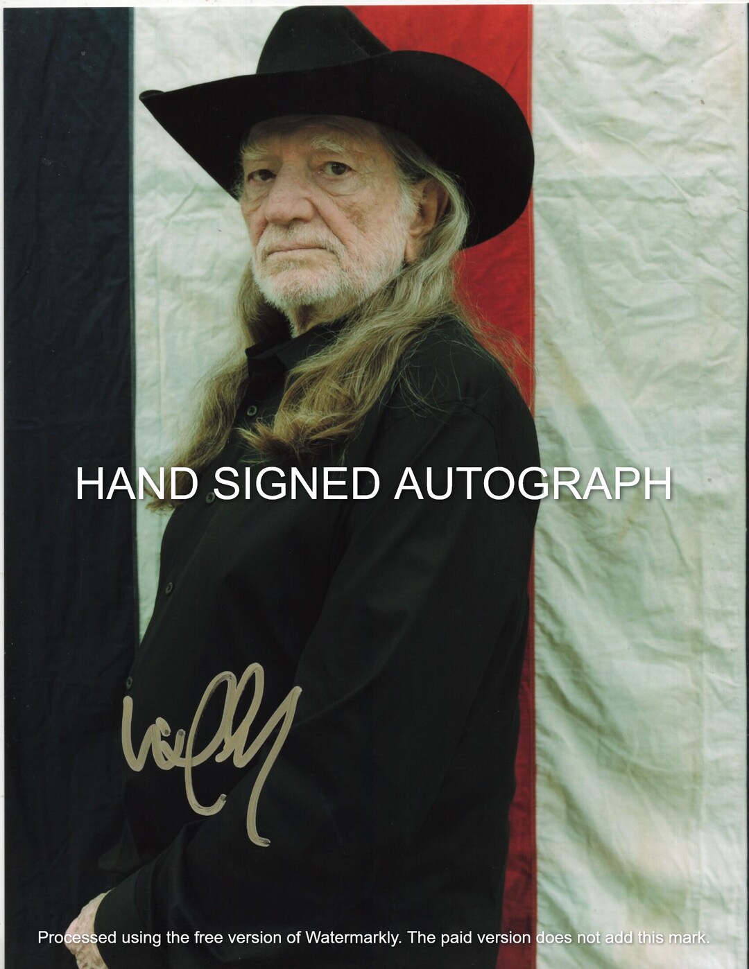 WILLIE NELSON AUTOGRAPH Hand Signed Color Photo With Coa - Etsy