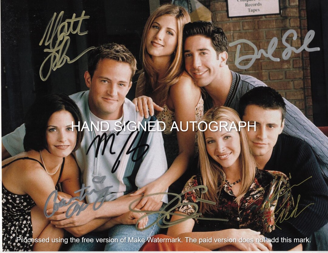 FRIENDS TV CAST Autograph Hand Signed Color Photo With Coa - Etsy