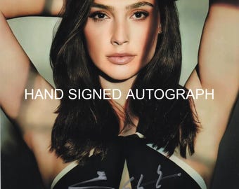 GAL GADOT AUTOGRAPH Hand Signed Color 8 1/2 X 11 Photo With Coa - Etsy