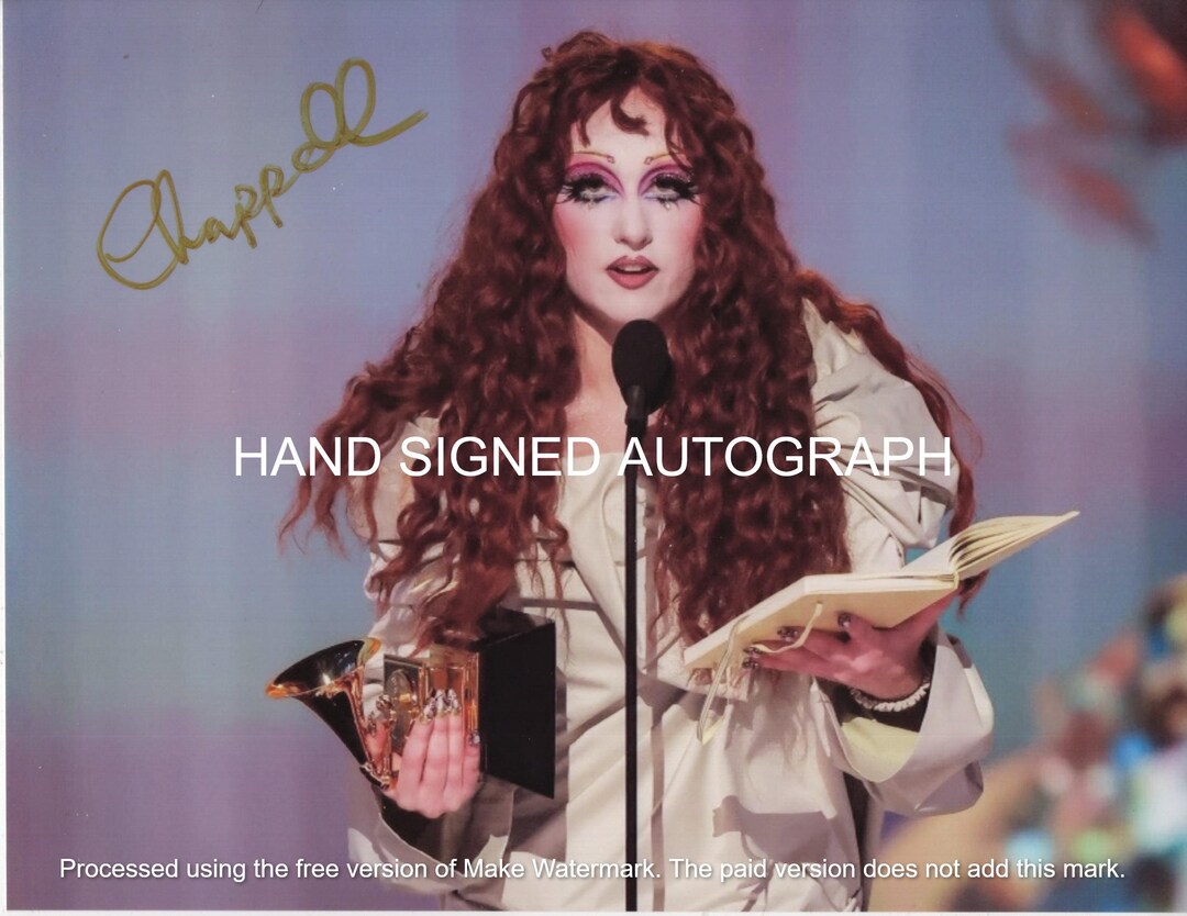 CHAPPELL ROAN AUTOGRAPH Hand Signed 8 1/2 X 11 Color With Coa - Etsy