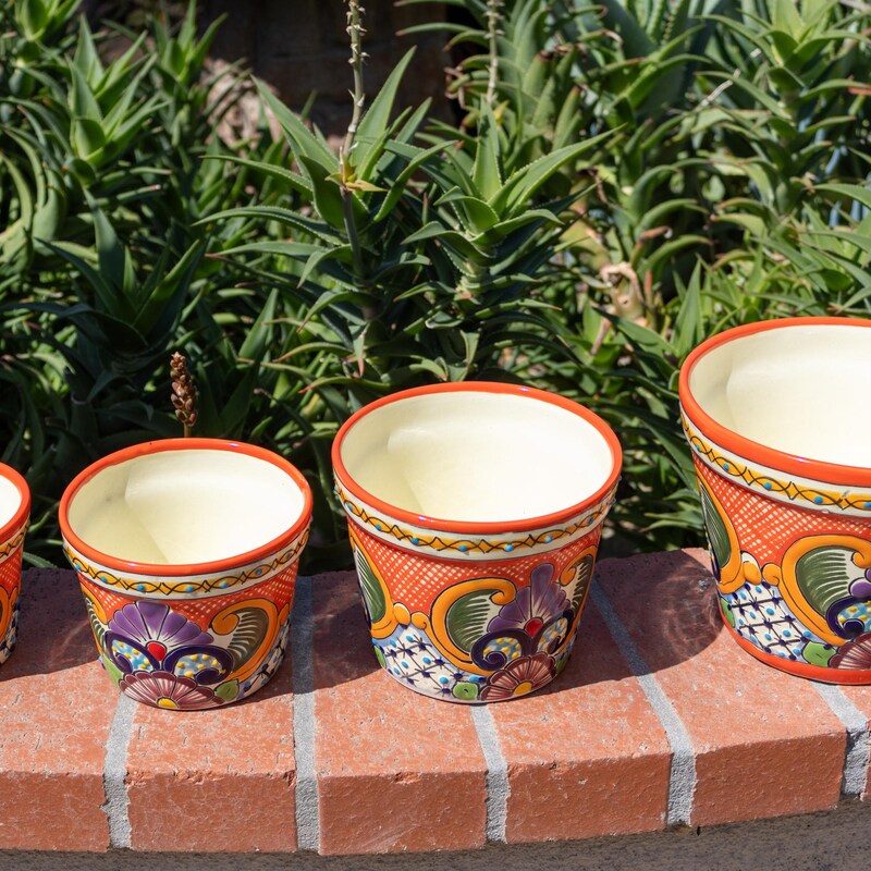 Mexican Pottery Planter - Etsy