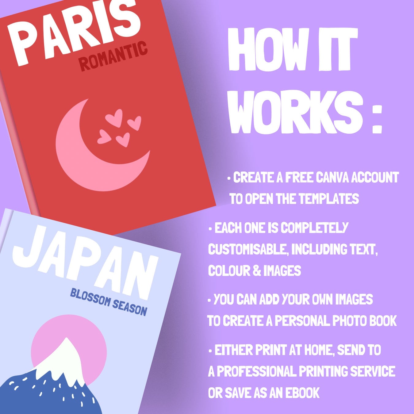 95 Travel Photobook Cover Templates, Customisable in Canva - Etsy