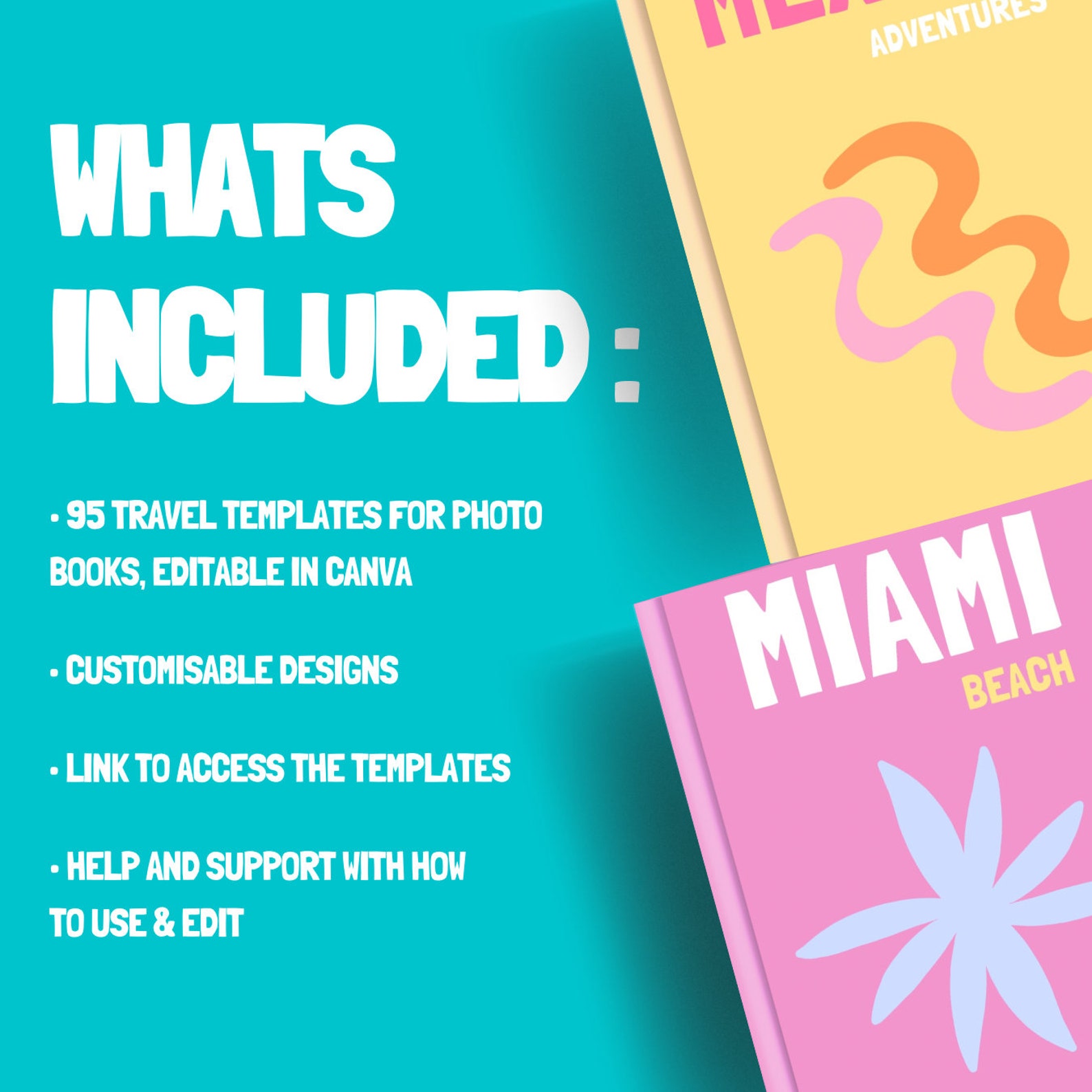 95 Travel Photobook Cover Templates, Customisable in Canva - Etsy