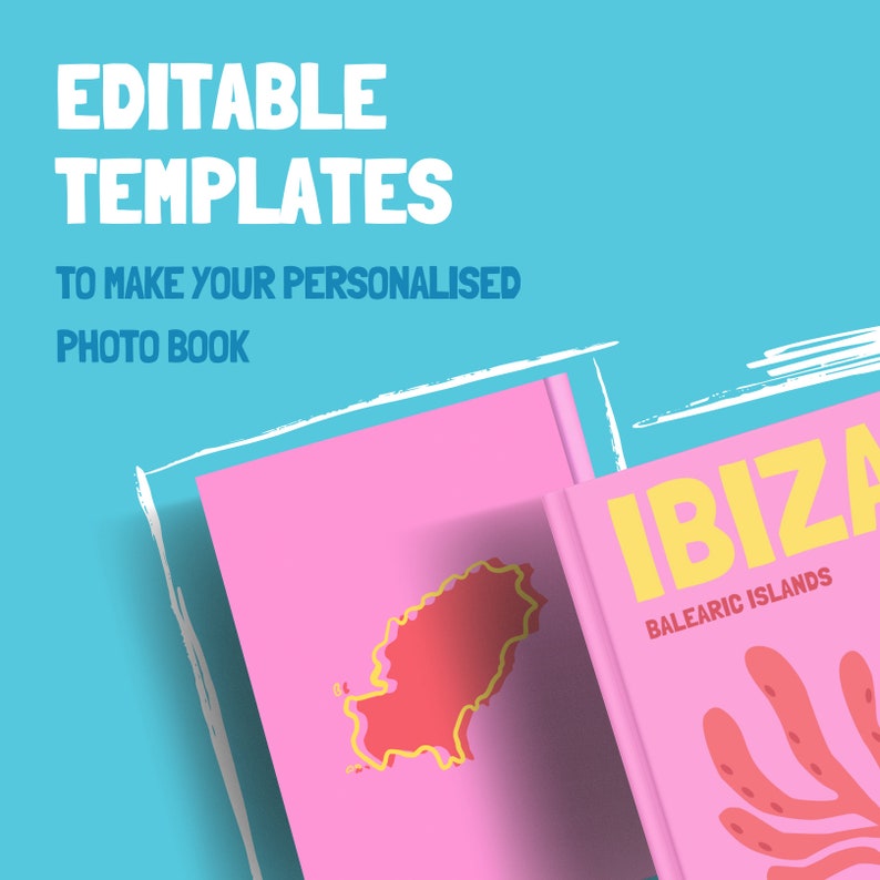 30 Travel Photobook Cover Templates, Customisable in Canva - Etsy