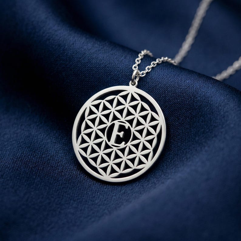 Custom Flower of Life Necklace, Sacred Geometry Pendant, Life Jewelry ...