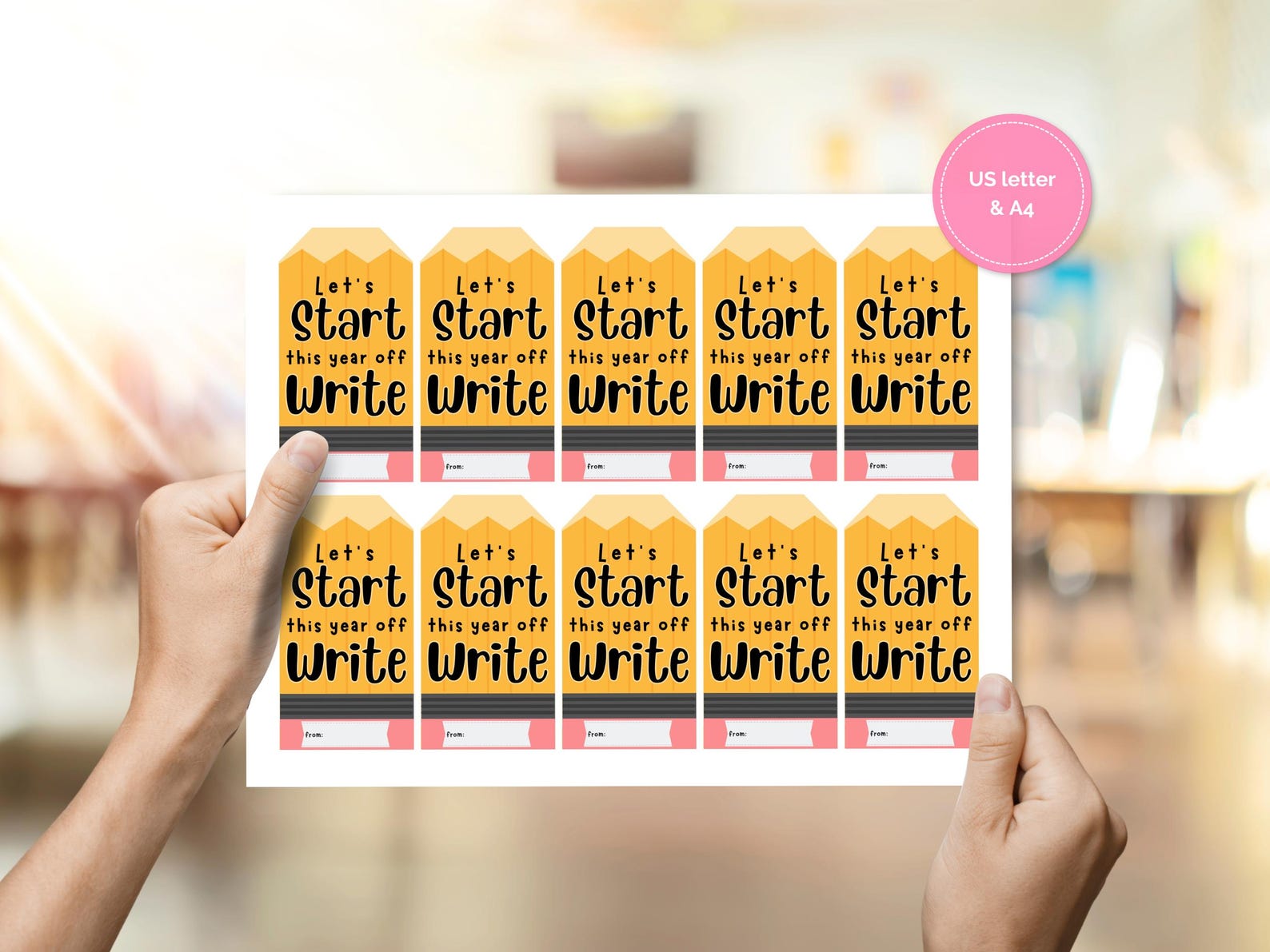 Teacher Appreciation Gift Tag, Back to School Tag, Personalized Teacher ...