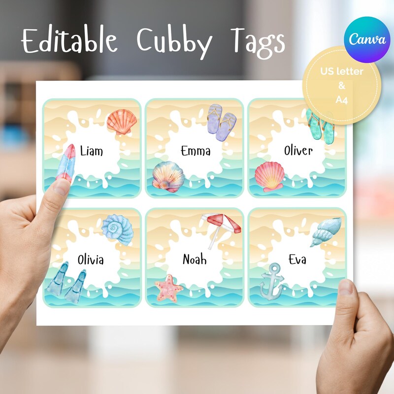 Watercolor Tags - Etsy