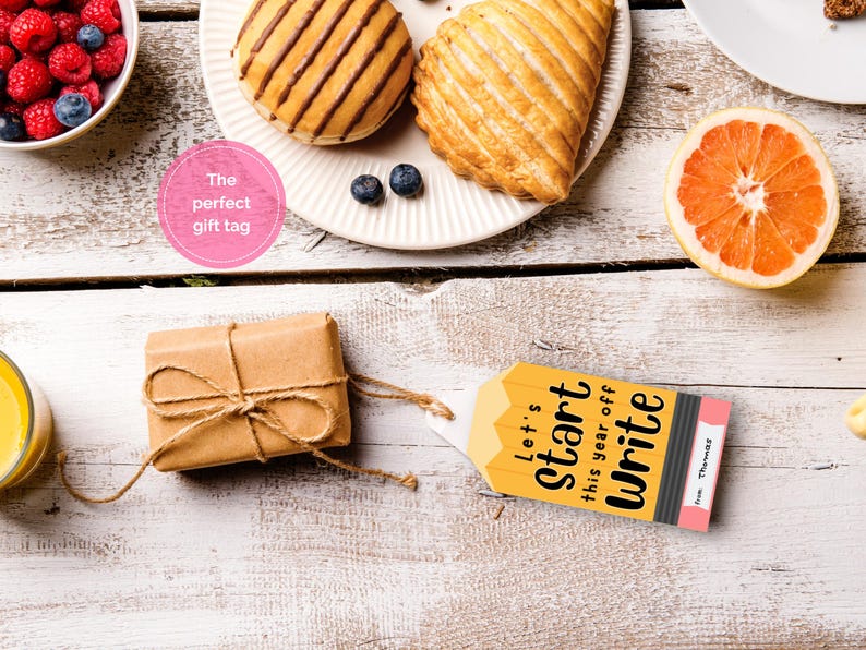 Teacher Appreciation Gift Tag, Back to School Tag, Personalized Teacher ...