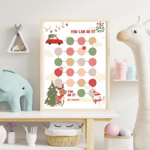 Christmas Reward Chart | Printable Christmas Chore Chart | Toddler ...