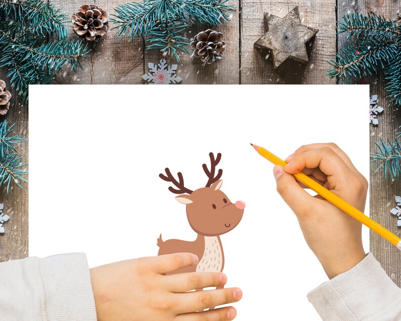 Roll A Reindeer Game | Printable Christmas Game | Christmas Party Game ...
