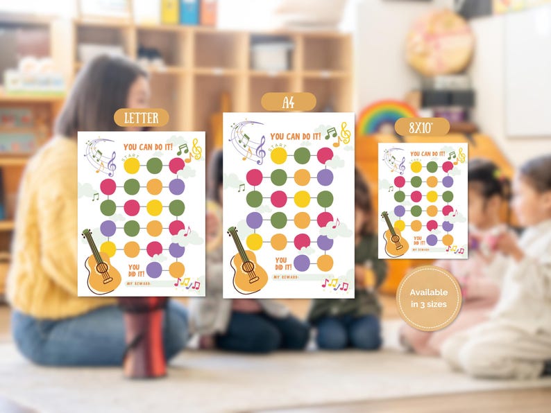 Guitar Reward Chart | Printable Guitar Reward Chart | Learn Guitar ...