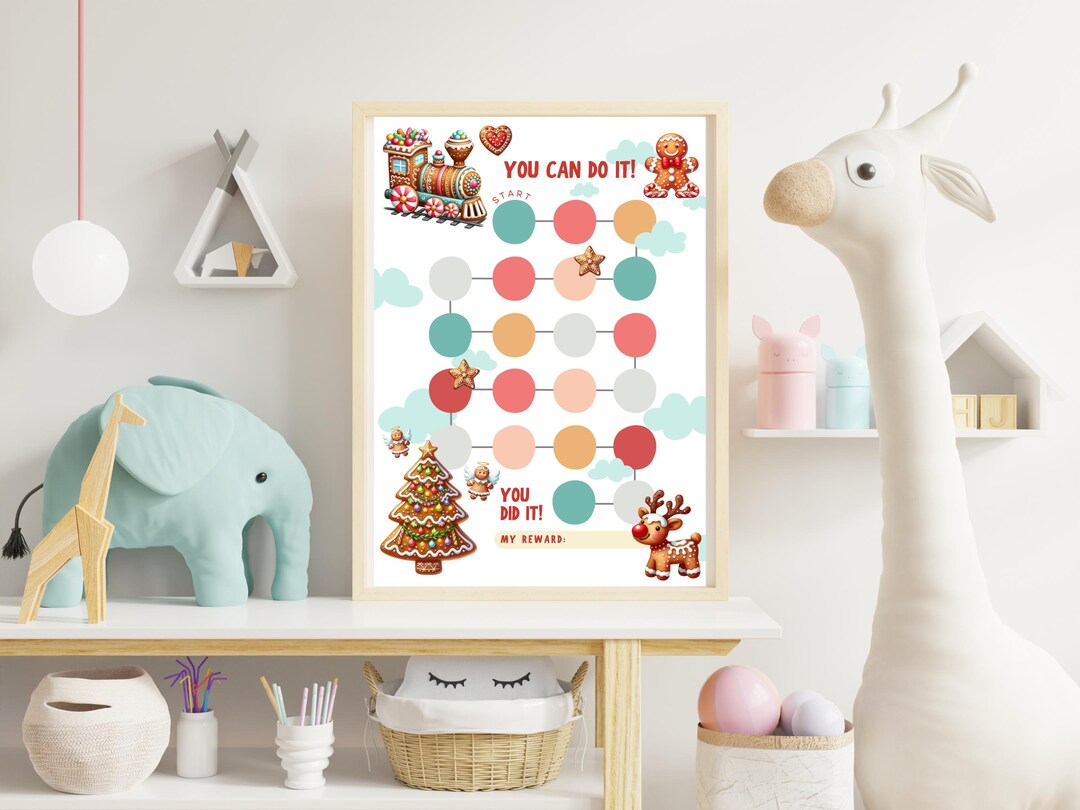 Gingerbread Man Reward Chart Gingerbread Reward Chart Printable ...