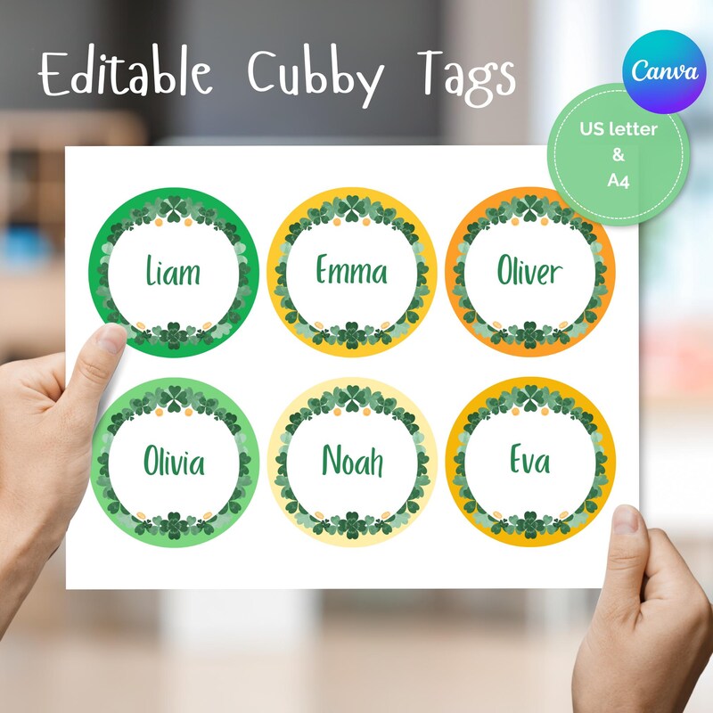 March Name Tags - Etsy