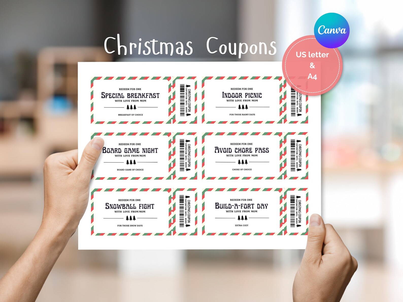Christmas Coupons for Kids | Printable Coupons for Kids | Printable ...