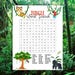 Jungle Word Search Puzzle: Kids Printable Game (PDF) - Etsy