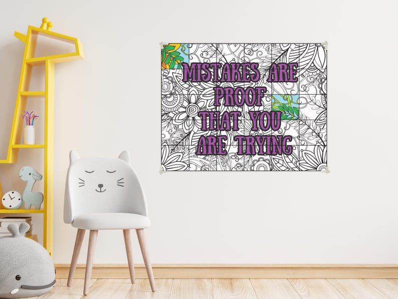 Motivational Collaborative Coloring Poster | Teamwork Classroom ...