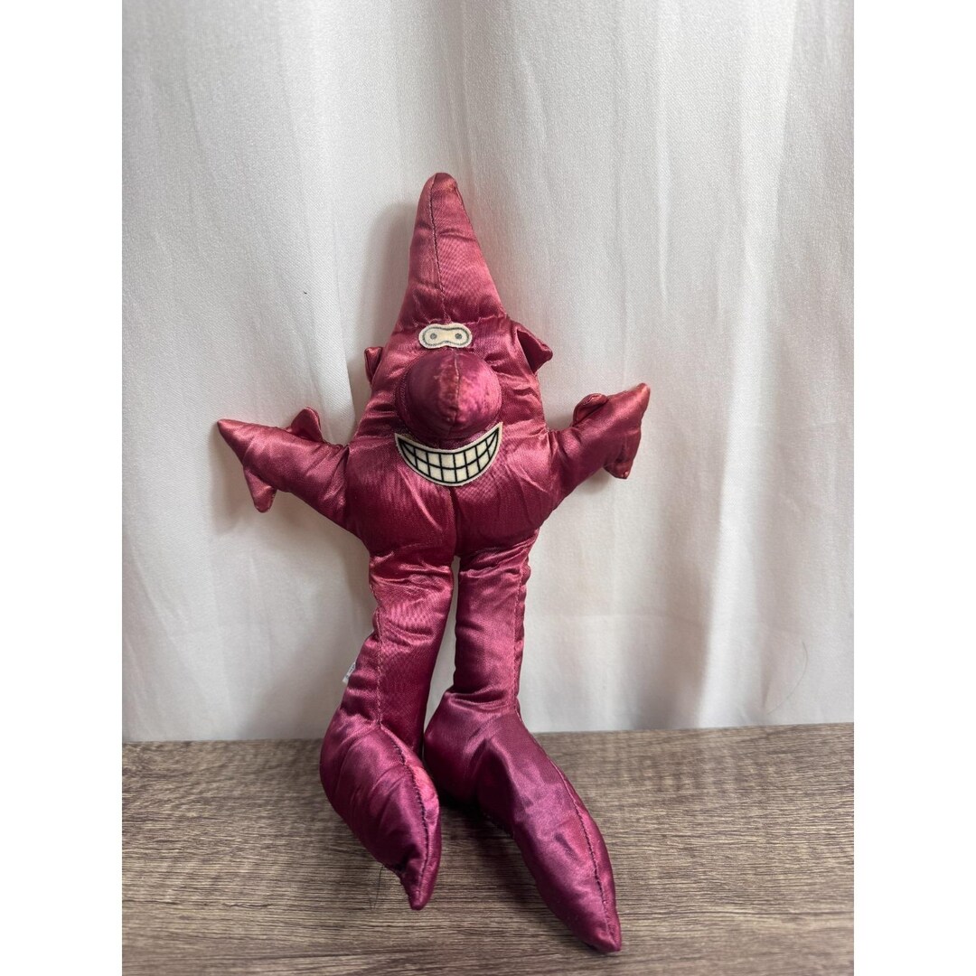 STUFFIES Brother Art 70s Red Satin Monster Plush RARE VINTAGE 1970s ...