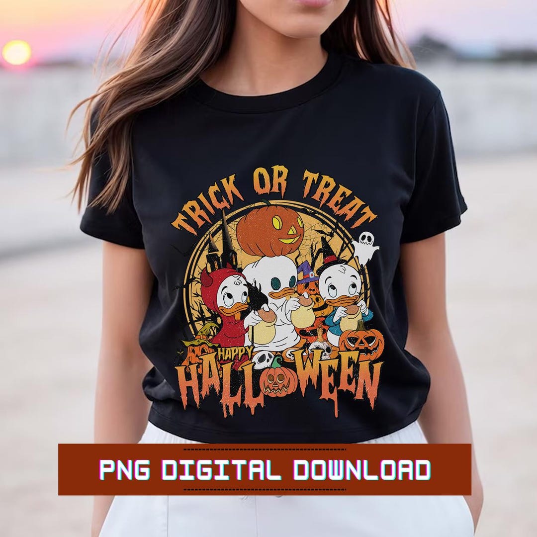 Disneyland Huey Dewey and Louie Halloween Png, Disneyland Halloween Png ...